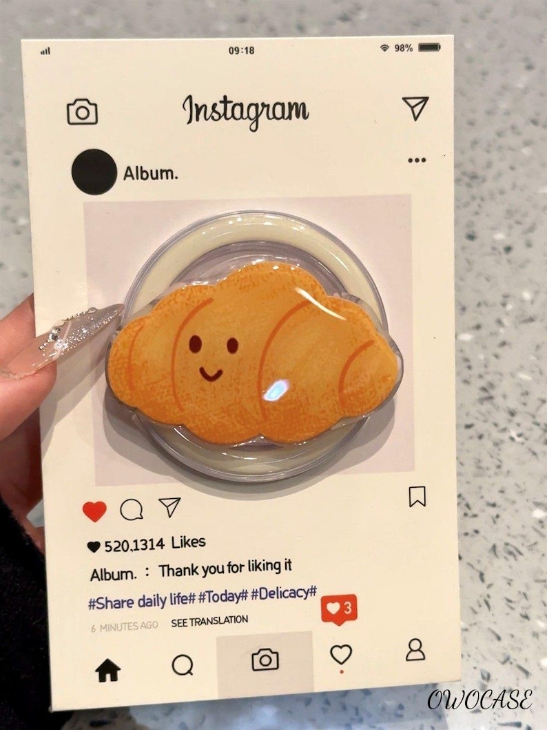 Jelly Cat Croissant Aesthetic Magsafe Phone Case, iPhone 17 Pro Max ...