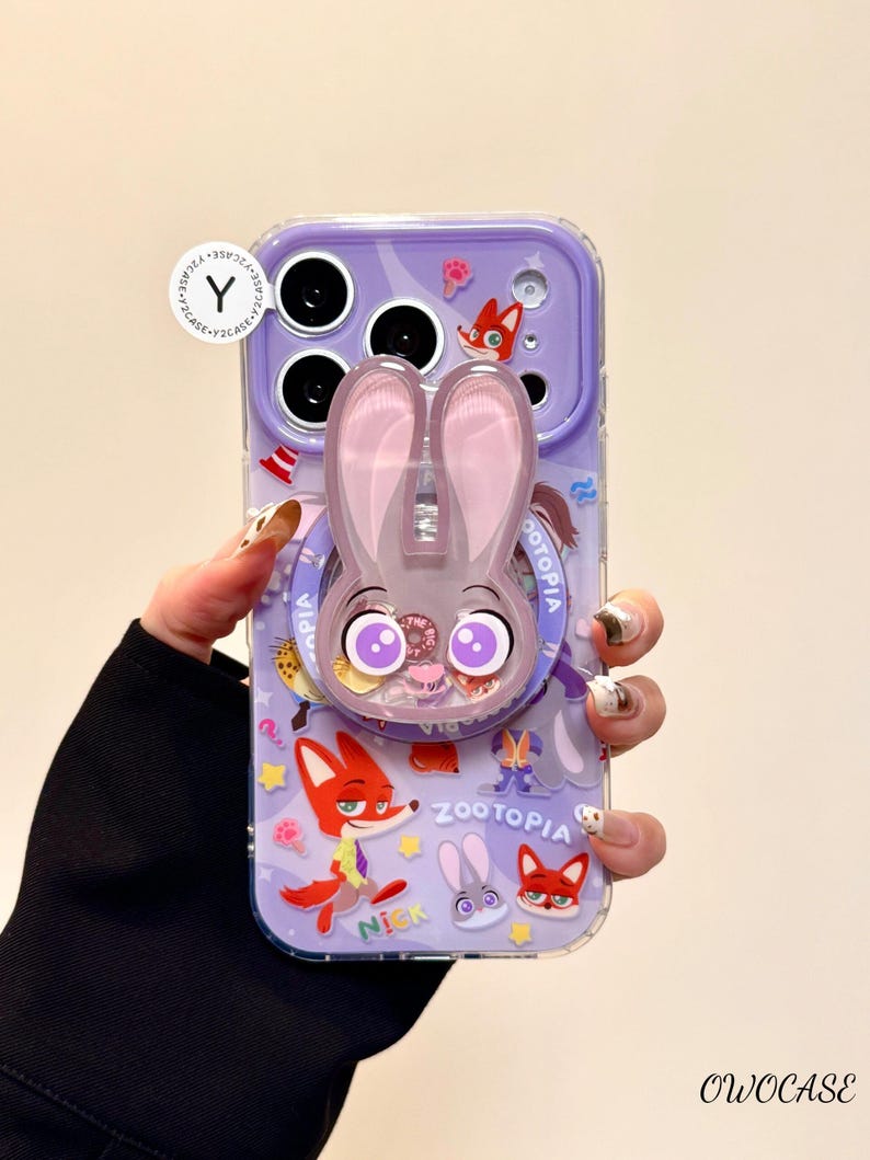 Purple Zootopia Judy Aesthetic Magsafe iPhone Case, iPhone 17 Pro Case ...