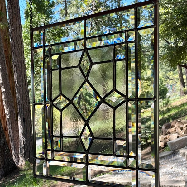 Diamond Bevel Glass - Etsy