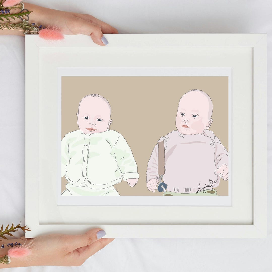 Digital Portrait Without Background - Etsy