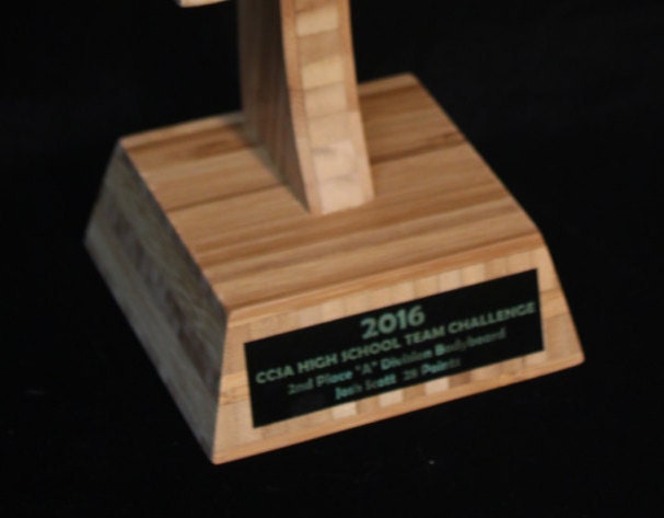 Custom Bamboo Board Surf Trophy Pintail Longboard Bodyboard by Dave C ...