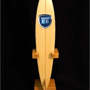 Surf Hero Wood Surfboard Trophy by Dave C Reynolds - Etsy