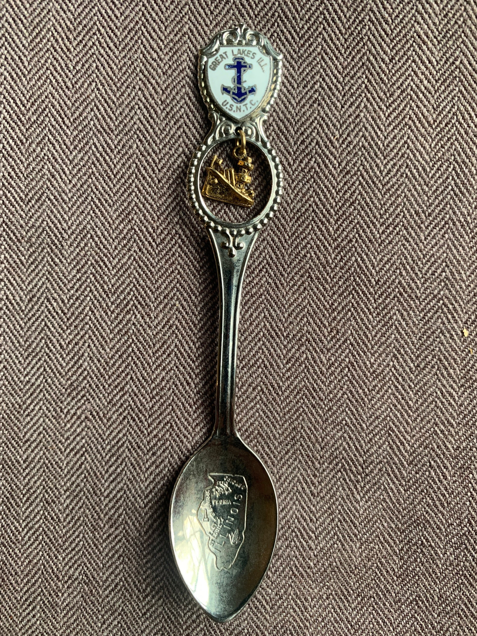 Souvenir Spoons Lot of Five Military Memorabilia US Navy | Etsy