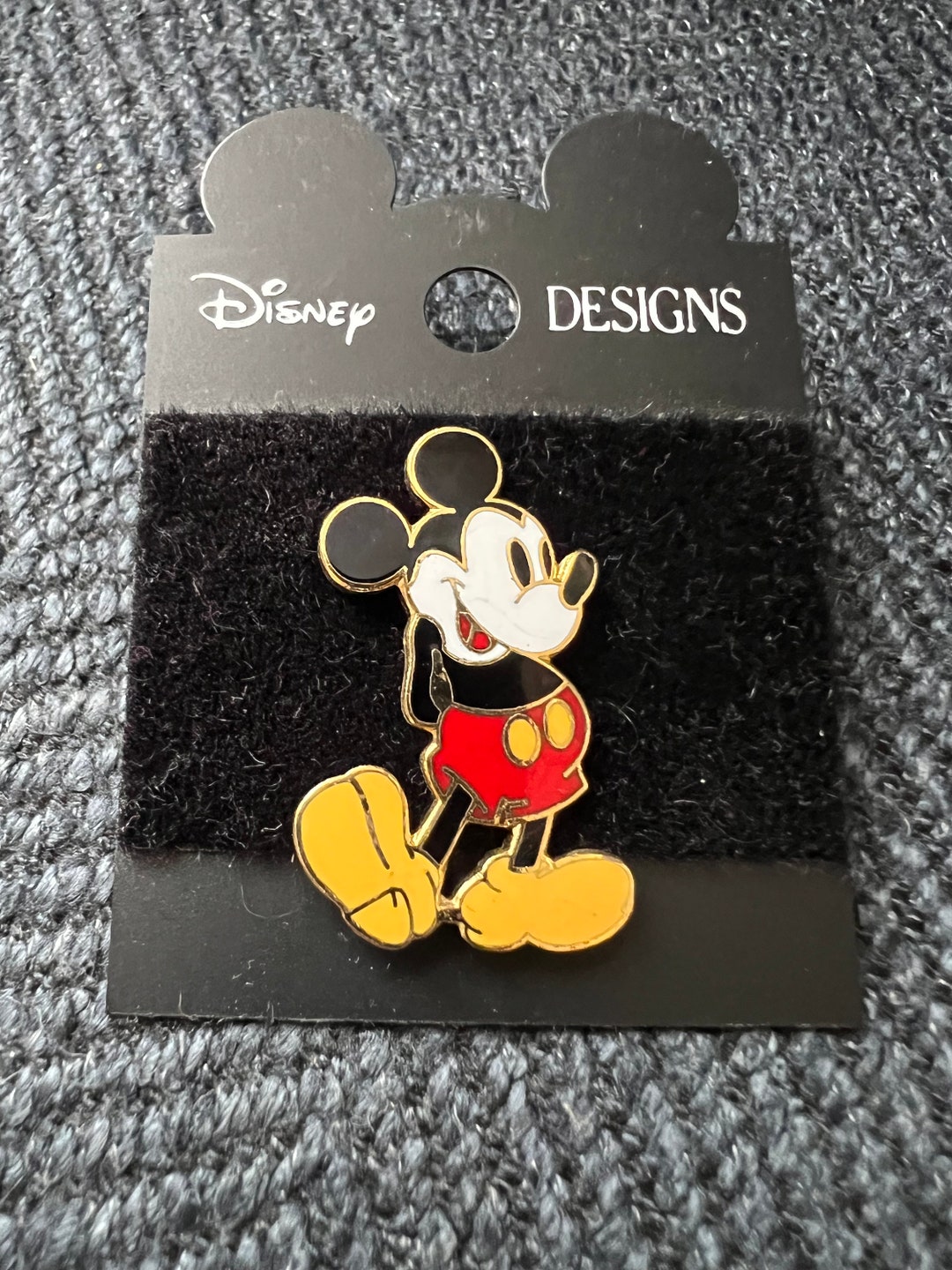 Vintage Mickey Mouse Pin Disney Designs Disneyland - Etsy