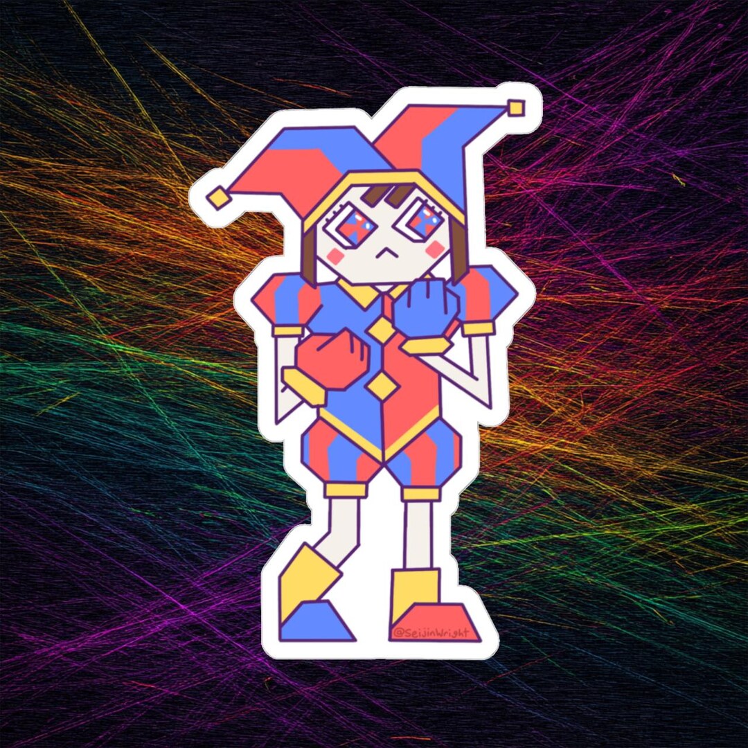 Pomni (amazing Digital Circus) - Curious Jester - Etsy UK