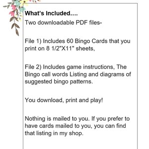 Funny 60th Birthday Bingo: Celebrate Aging With Laughter, Download, Print & Play! 60 Unique ...