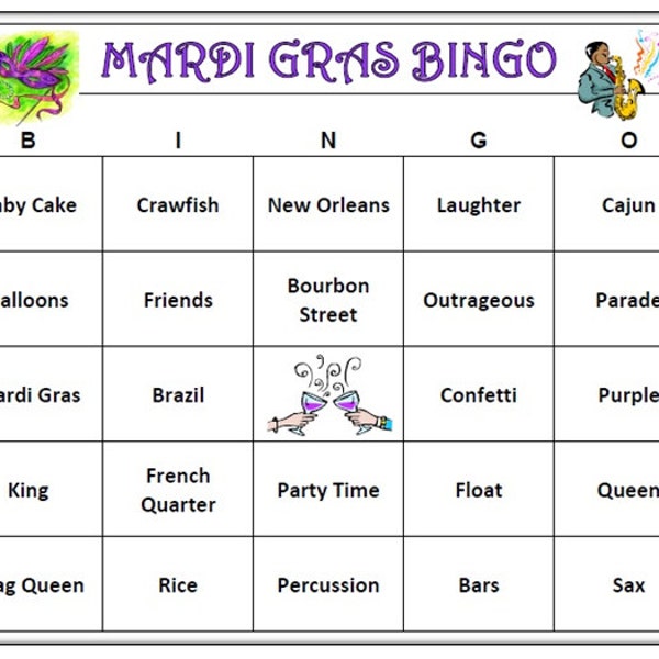 Mardi Gras Activity - Etsy
