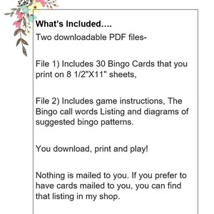 Father's Day Bingo -fun Game to Celebrate Dad, Download, Print and Play ...