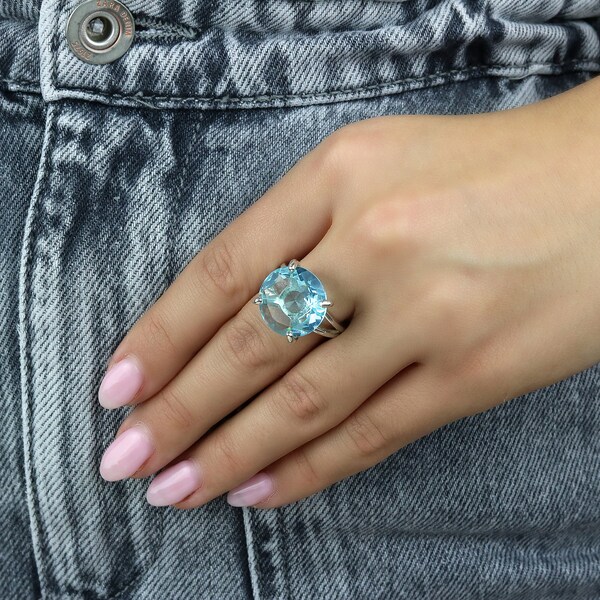 Silver Cocktail Ring - Etsy