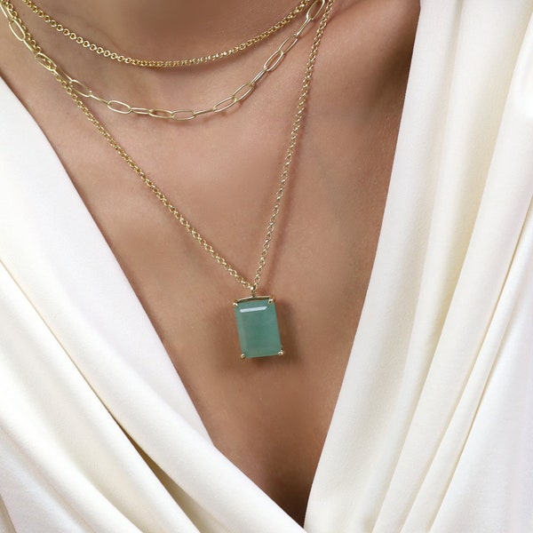 Rectangle Pendant - Etsy