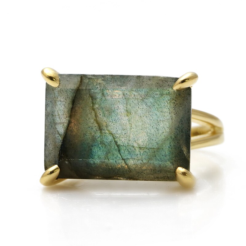 Labradorite Ring - Etsy