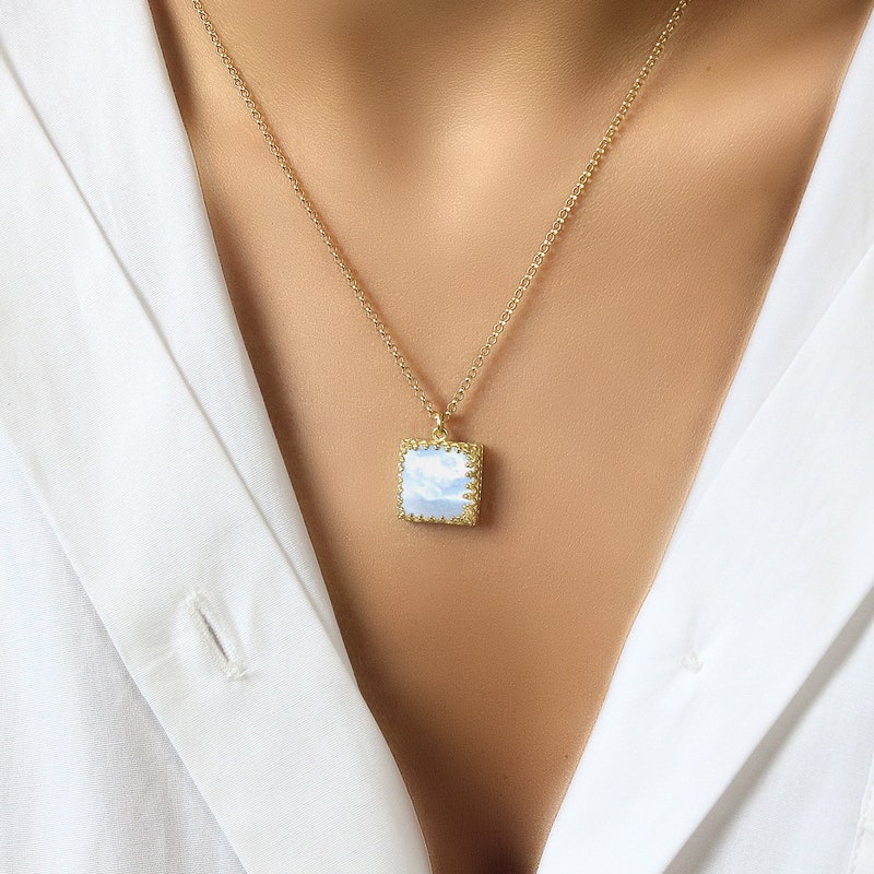 Square Pendant - Etsy