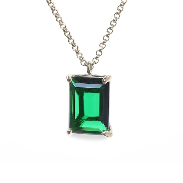 Rectangle Emerald - Etsy