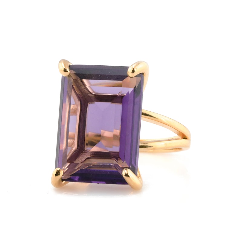 Rose Cut Amethyst Gem - Etsy Canada