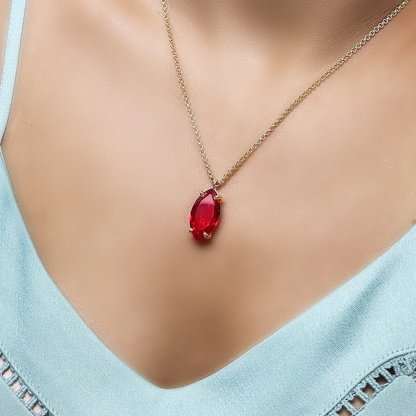 Ruby Jewelry for Women - Etsy