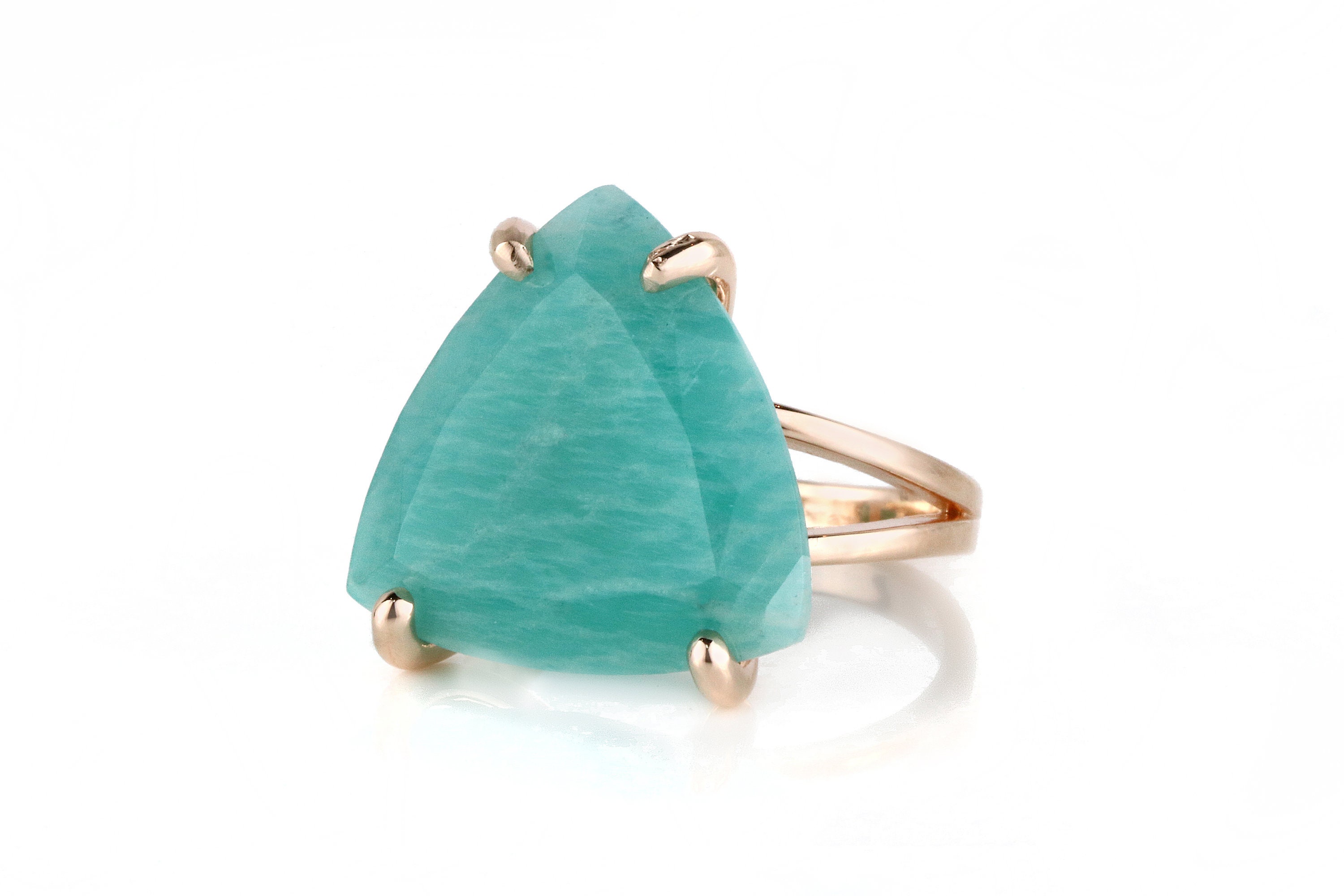 14k Rose Gold Ring Amazonite Ring Gold Filled Ring - Etsy Israel