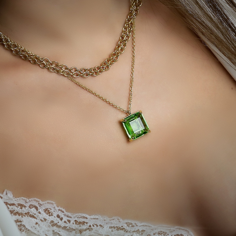 Square Pendant - Etsy