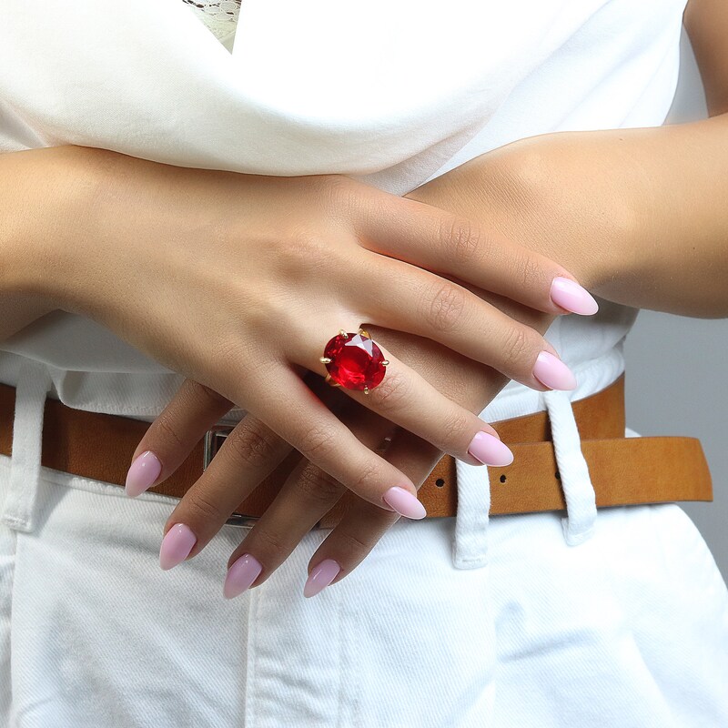 Red Ruby Ring - Etsy