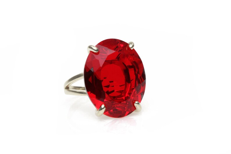 Vertical Oval Ruby Ring Red Ruby Ring Oval Cut Gemstone - Etsy