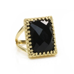 Black Onyxring · Rectangular Rings · Gold Rings · Wow Rings · Black ...