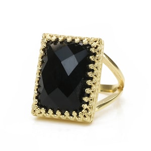 Black Onyxring · Rectangular Rings · Gold Rings · Wow Rings · Black ...