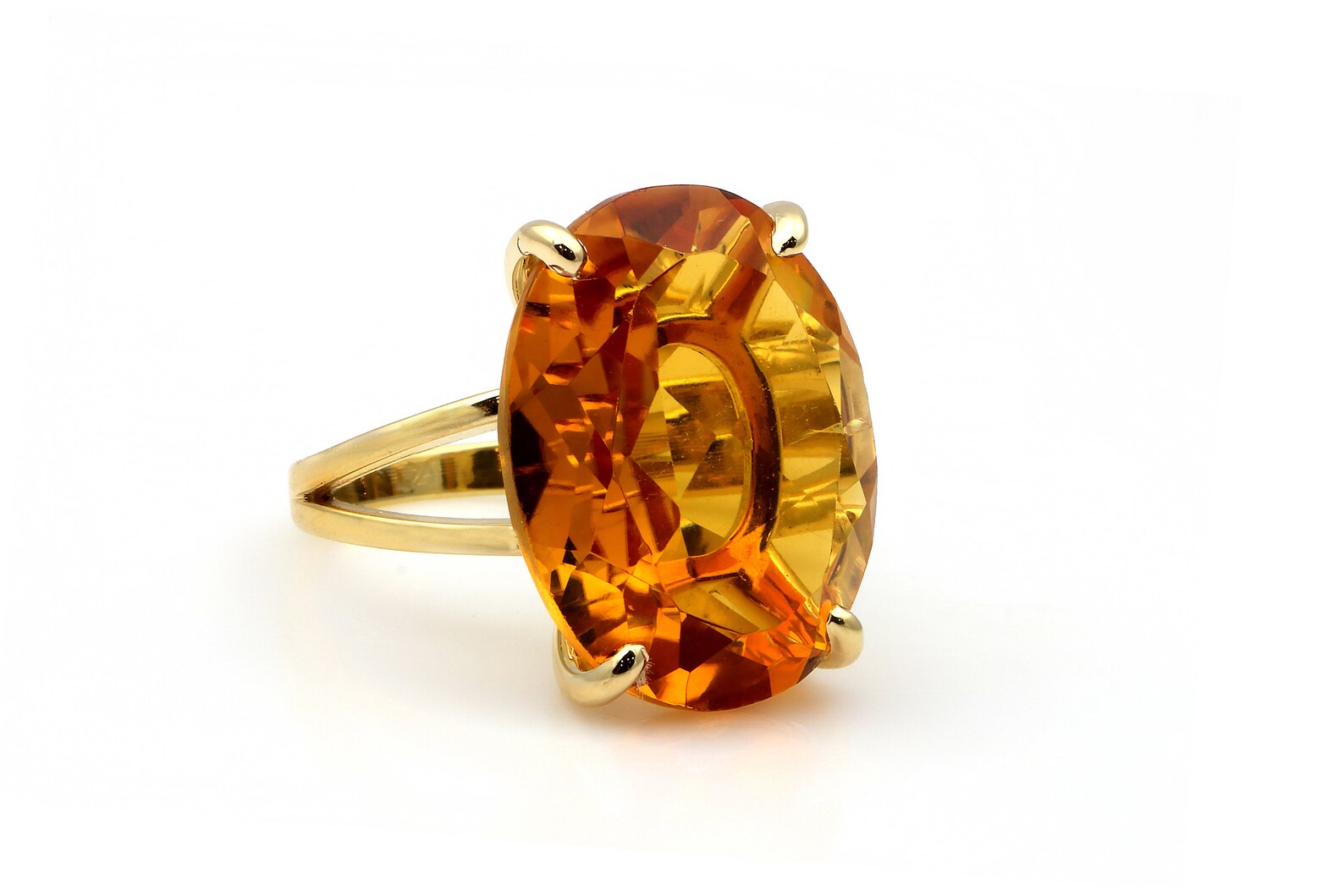 Citrine Ring November Birthstone Ring Gemstone Ring | Etsy