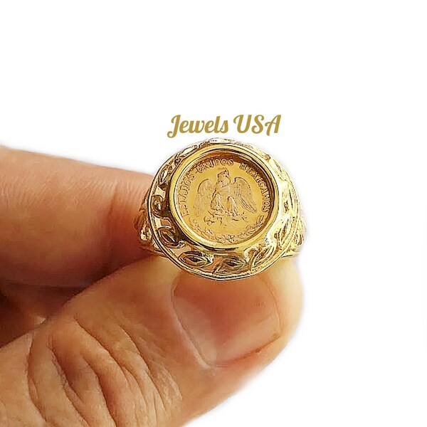 Gold Coin Rings - Etsy