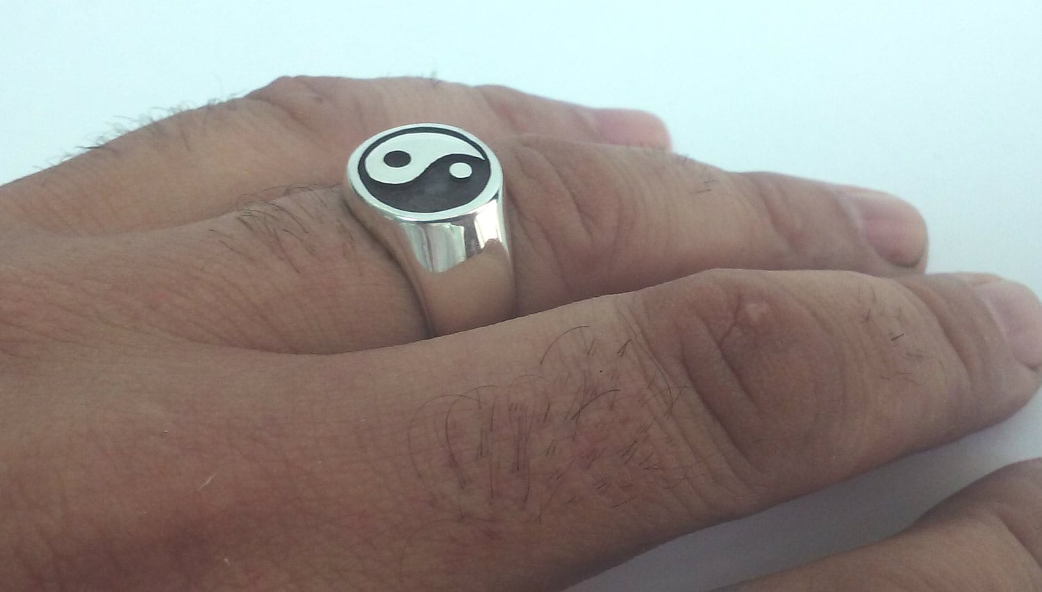 Yin Yang Ring Silver Ying Yang Jewelry Chinese Symbol Zen | Etsy