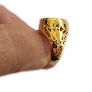 Mexican Gold Coin Ring Dos Pesos Gold Ring Gold Coin Ring 2 - Etsy