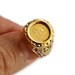 Mexican Gold Coin Ring Dos Pesos Gold Ring Gold Coin Ring 2 - Etsy