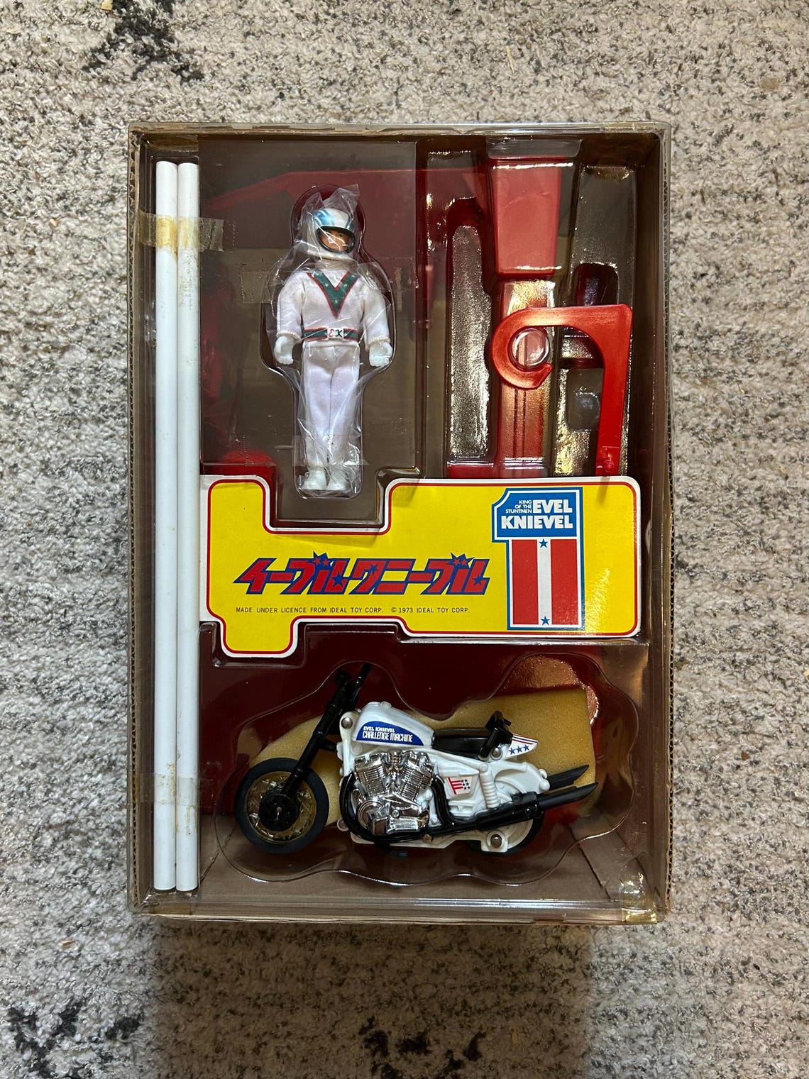 1973 Japanese Evel Knievel Challenge Machine Stunt Set - Etsy