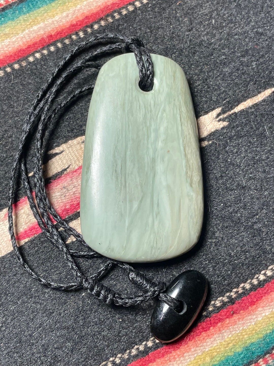 New Zealand Inanga Pounamu Nephrite Jade Pendant Necklace - Etsy