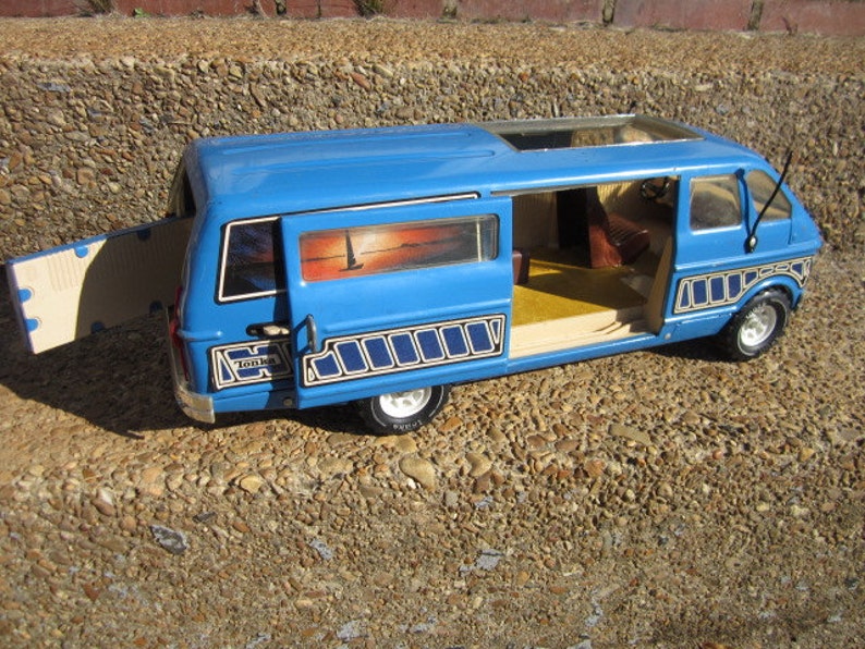Vintage ' Tonka' Custom Van With Murals. - Etsy
