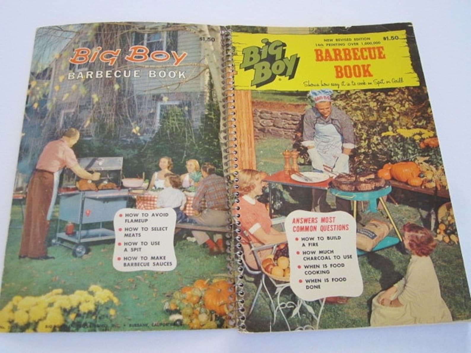 Vintage 1967 Big Boy Barbecue Book. Answers to All Your Cooking and BBQ ...