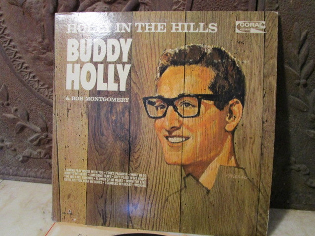 Vintage 1965, "buddy Holly" Holly in the Hills", Vinyl Record With ...