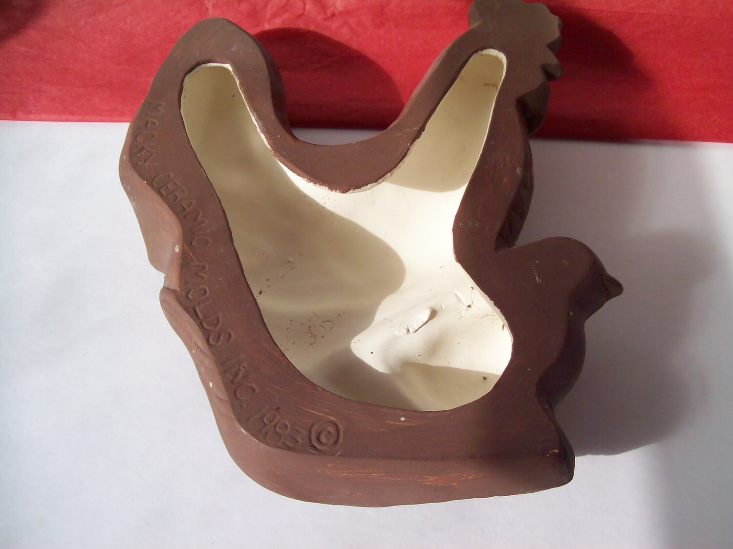 Vintage Ceramic Chicken & Chick Wall Decor - Etsy