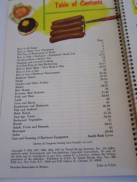 Vintage 1967 Big Boy Barbecue Book. Answers to All Your Cooking and BBQ ...