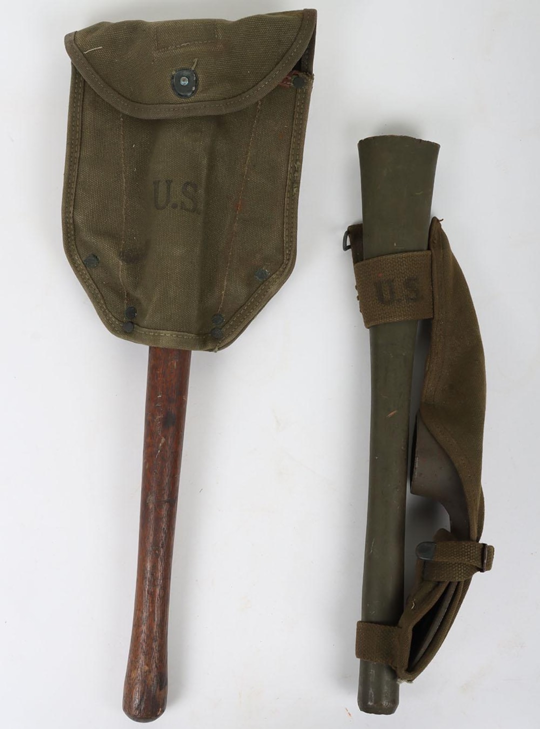 WW2 US Army Folding Shovel and US Pick, Nice Pair of Ww2 US Army ...