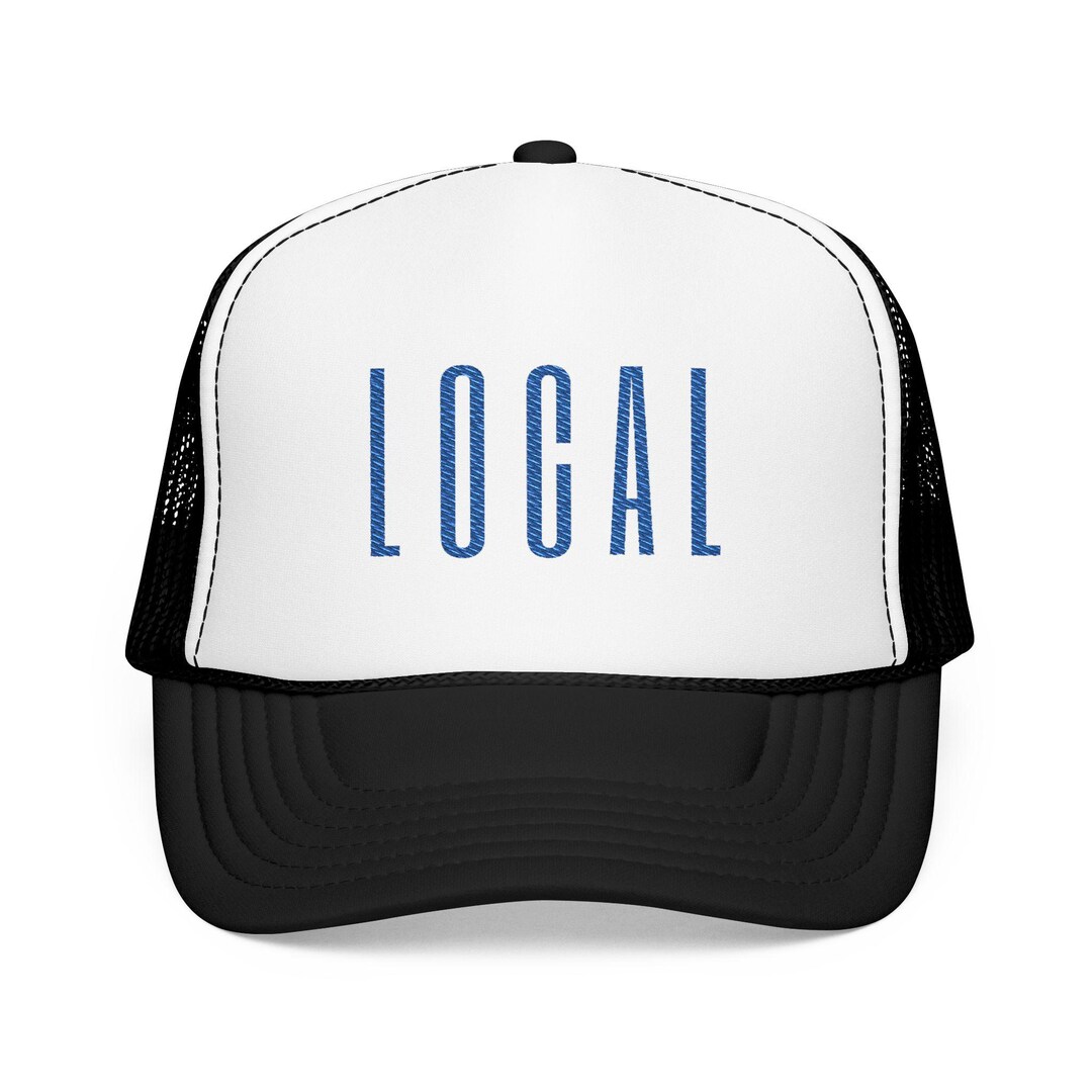 Local Embroidered Foam Trucker Hat, Summer Style - Etsy