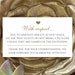 No Plus Ones at Wedding Invitation Insert / Printed No Plus Ones ...