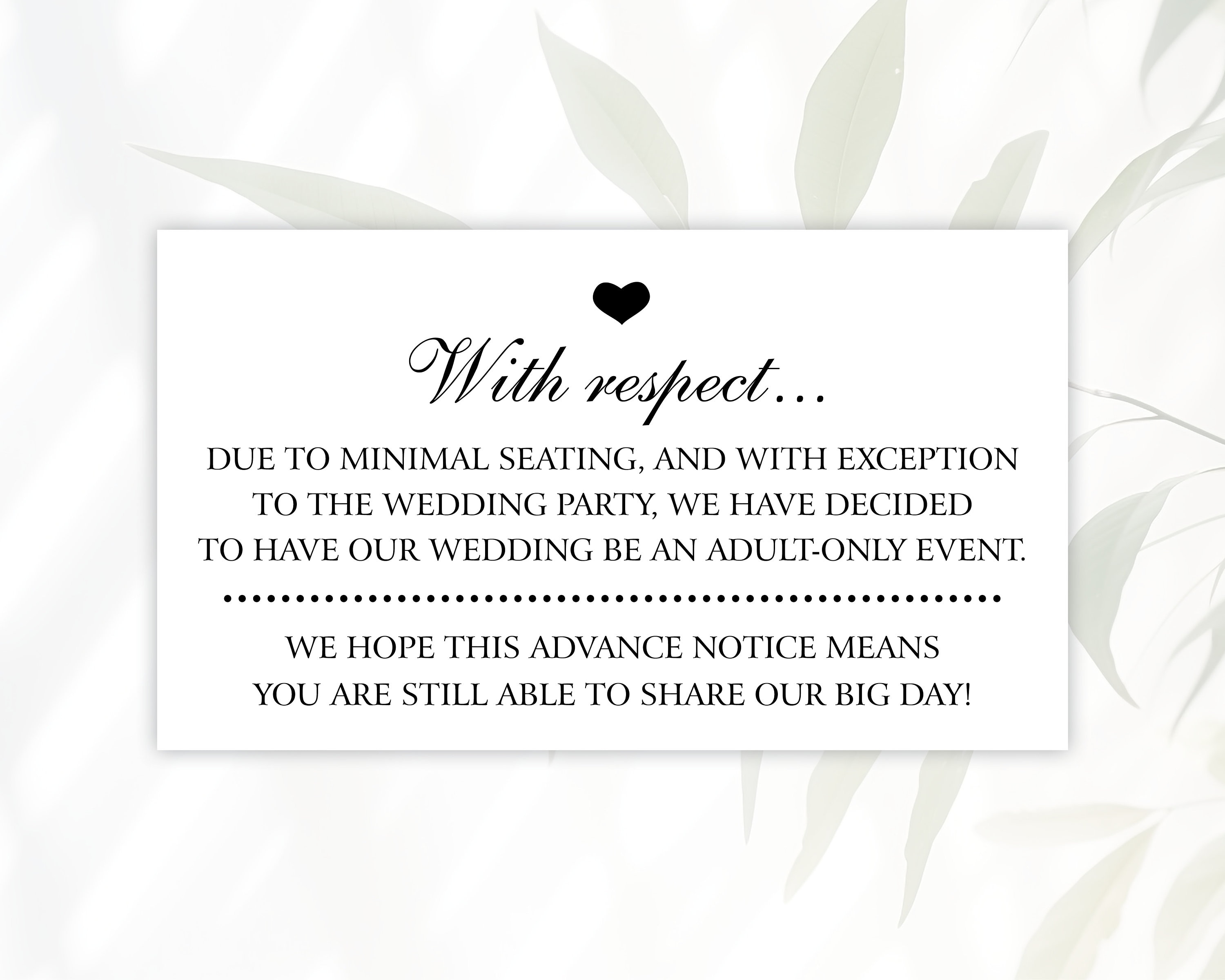 How to say no children at wedding 60 photos - Astyledwedding.com