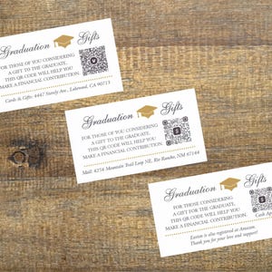 2025 Graduation Invitation Insert Card With Venmo QR Code for ...