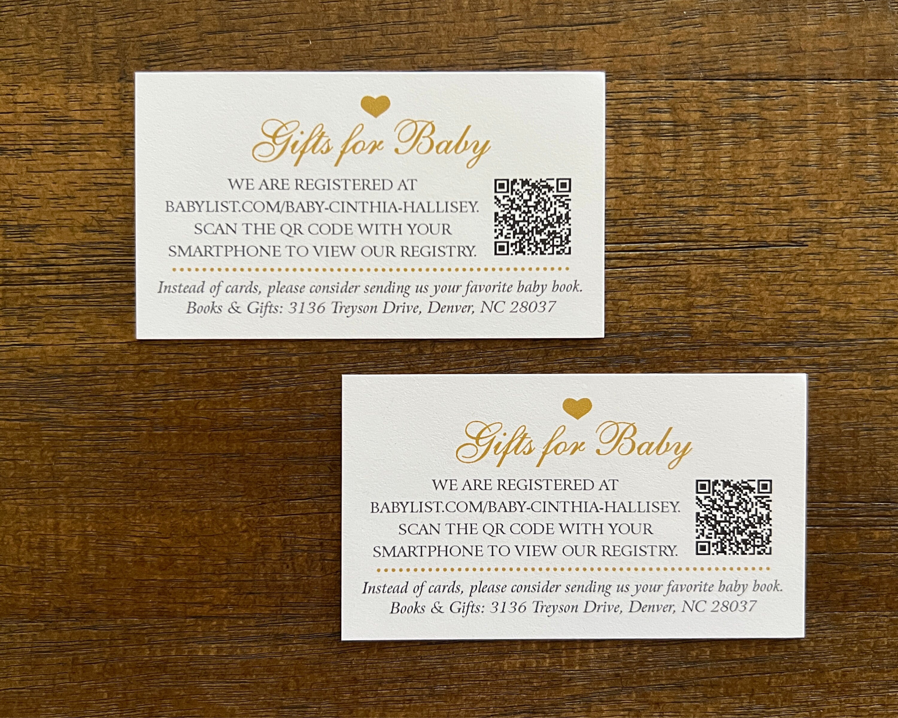 Tarjetas De Registro Para Baby Shower Tarjeta De Registro Babyland