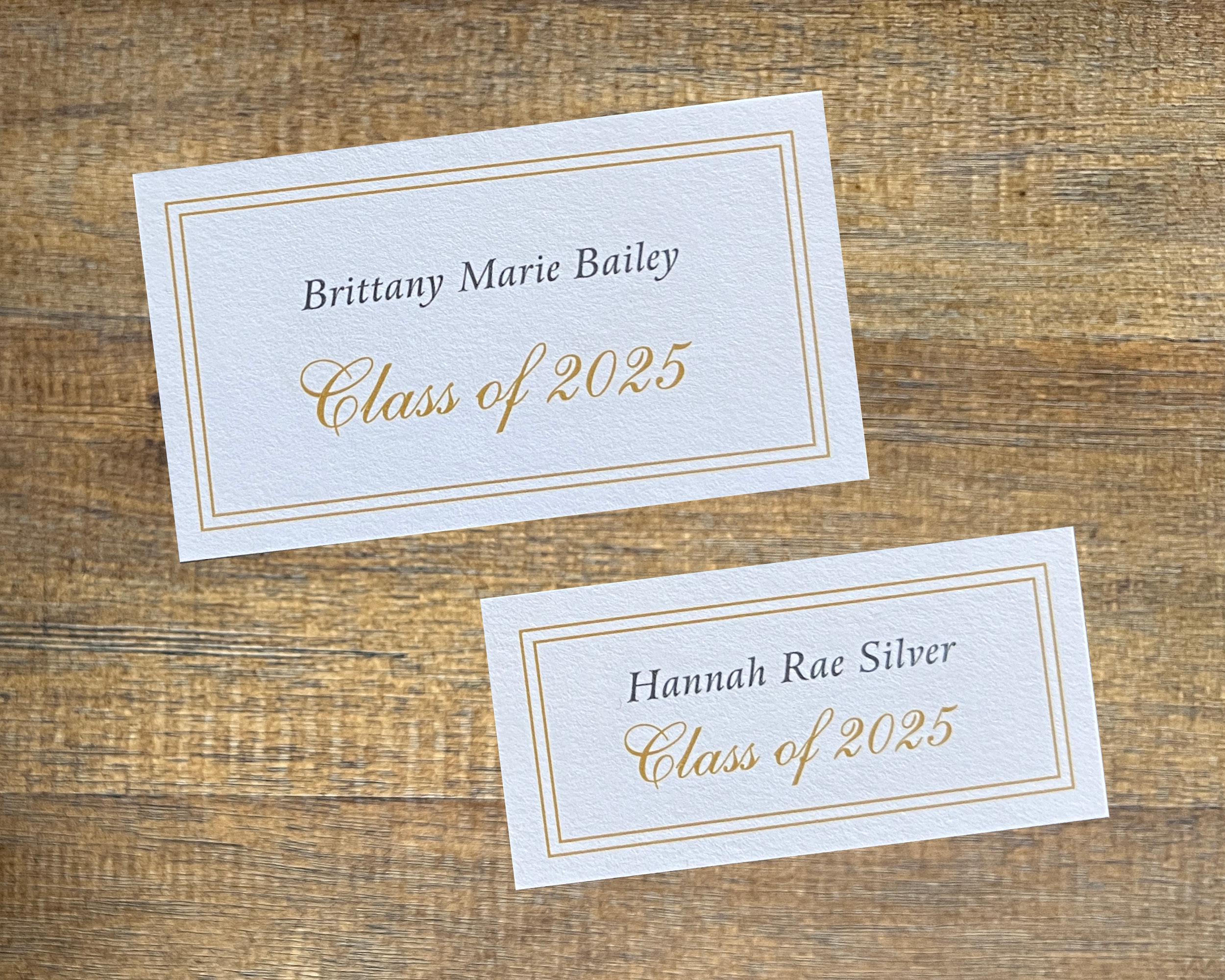 Graduation Name Cards For Printable