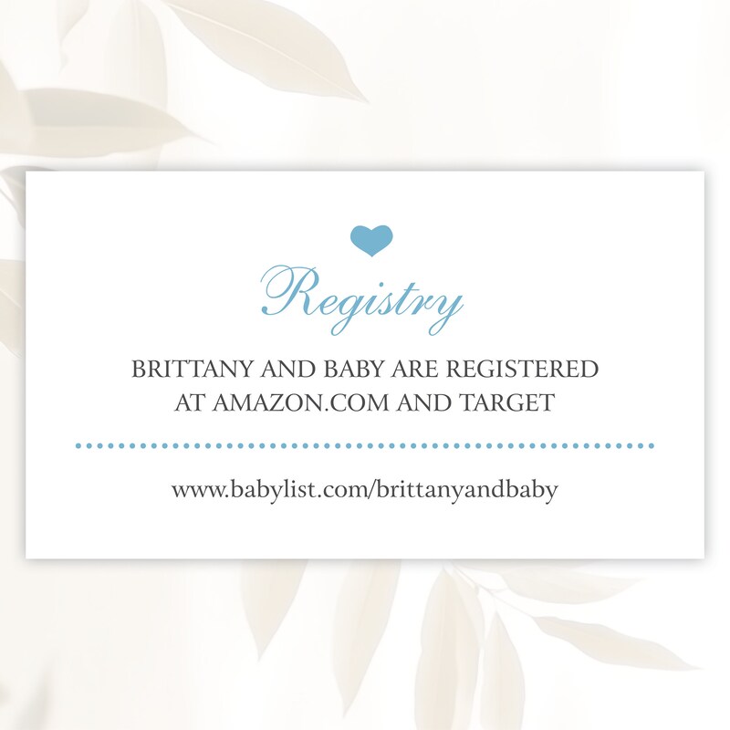 Baby Registry - Etsy