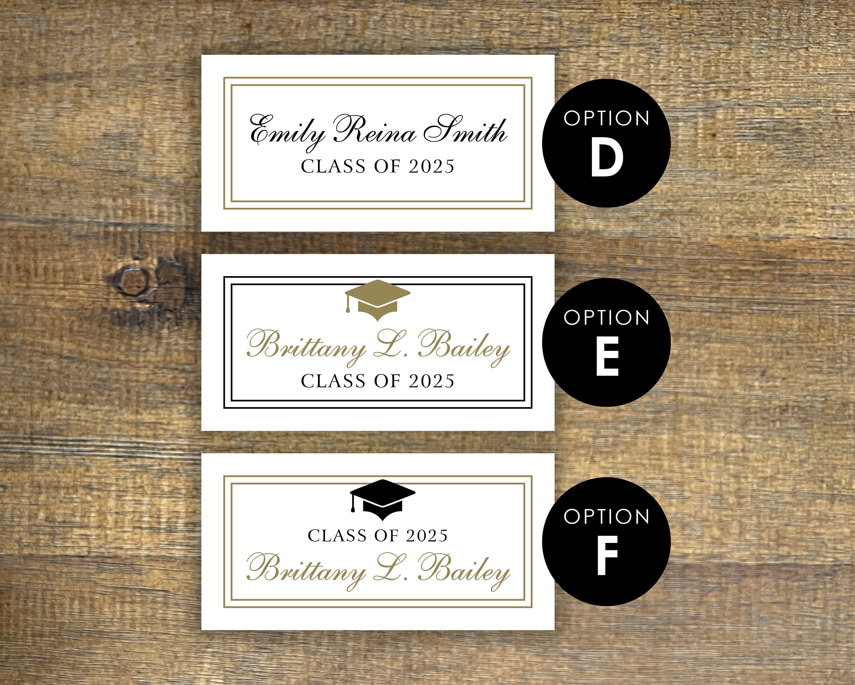2025 Graduation Name Cards for Graduation Invitation / Graduation ...