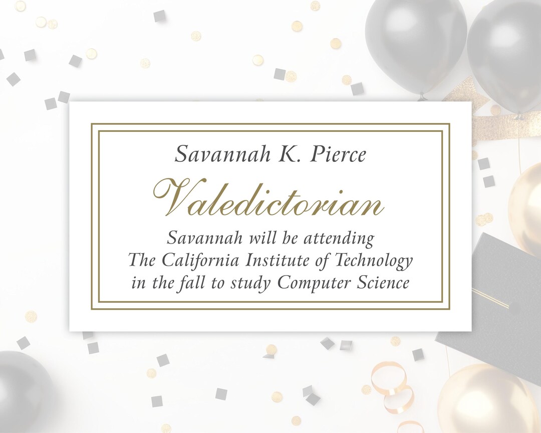 Graduation Honors Cards | Graduation Invitation Inserts for ...