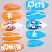 Bluey and Bingo Themed Nails - Etsy