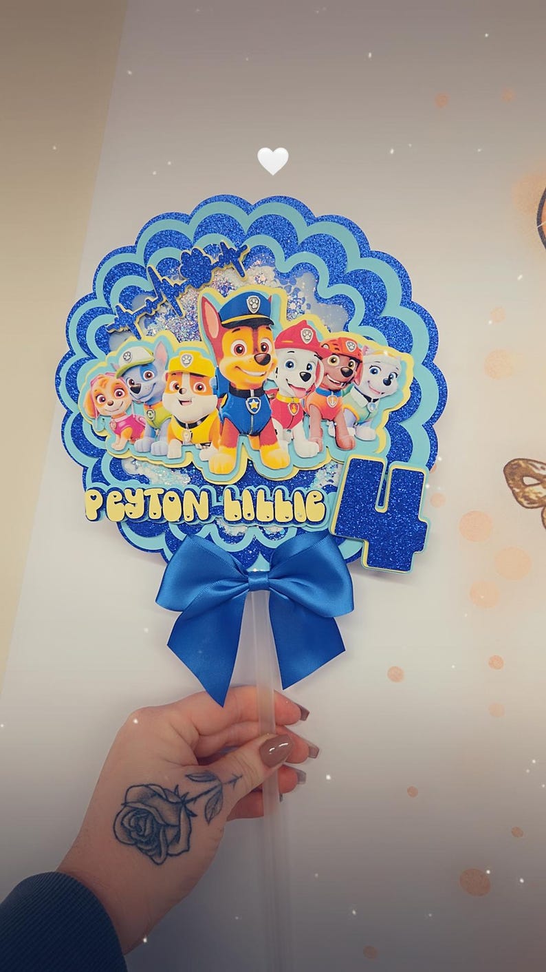 Paw Patrol Cake Topper - Etsy
