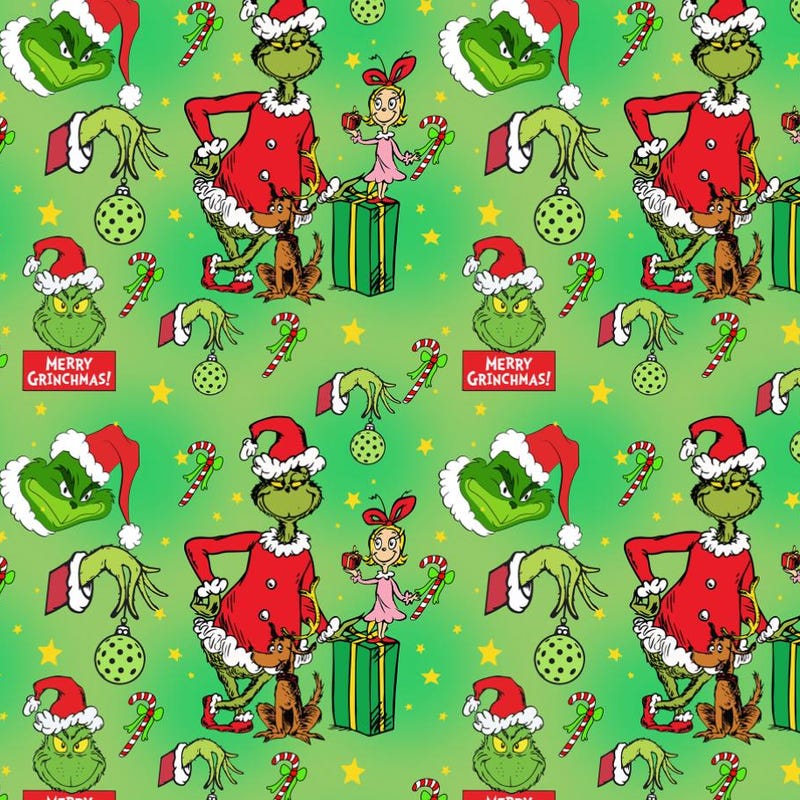 Grinch Fabric - Etsy